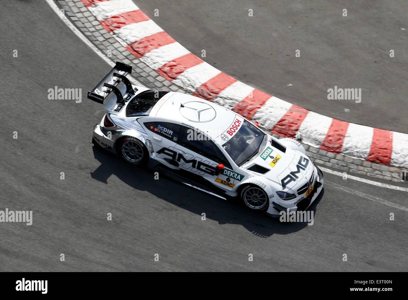 HANDOUT - The British DTM pilot Paul di Resta drives in his Audi during ...