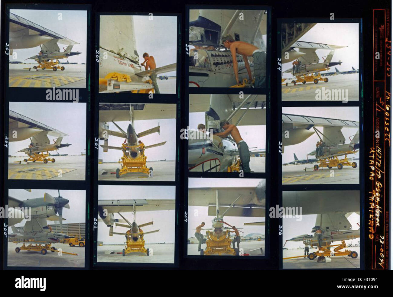 The TRA 73-0044 Model 147 Tomcat proofsheet showcases a concept design ...