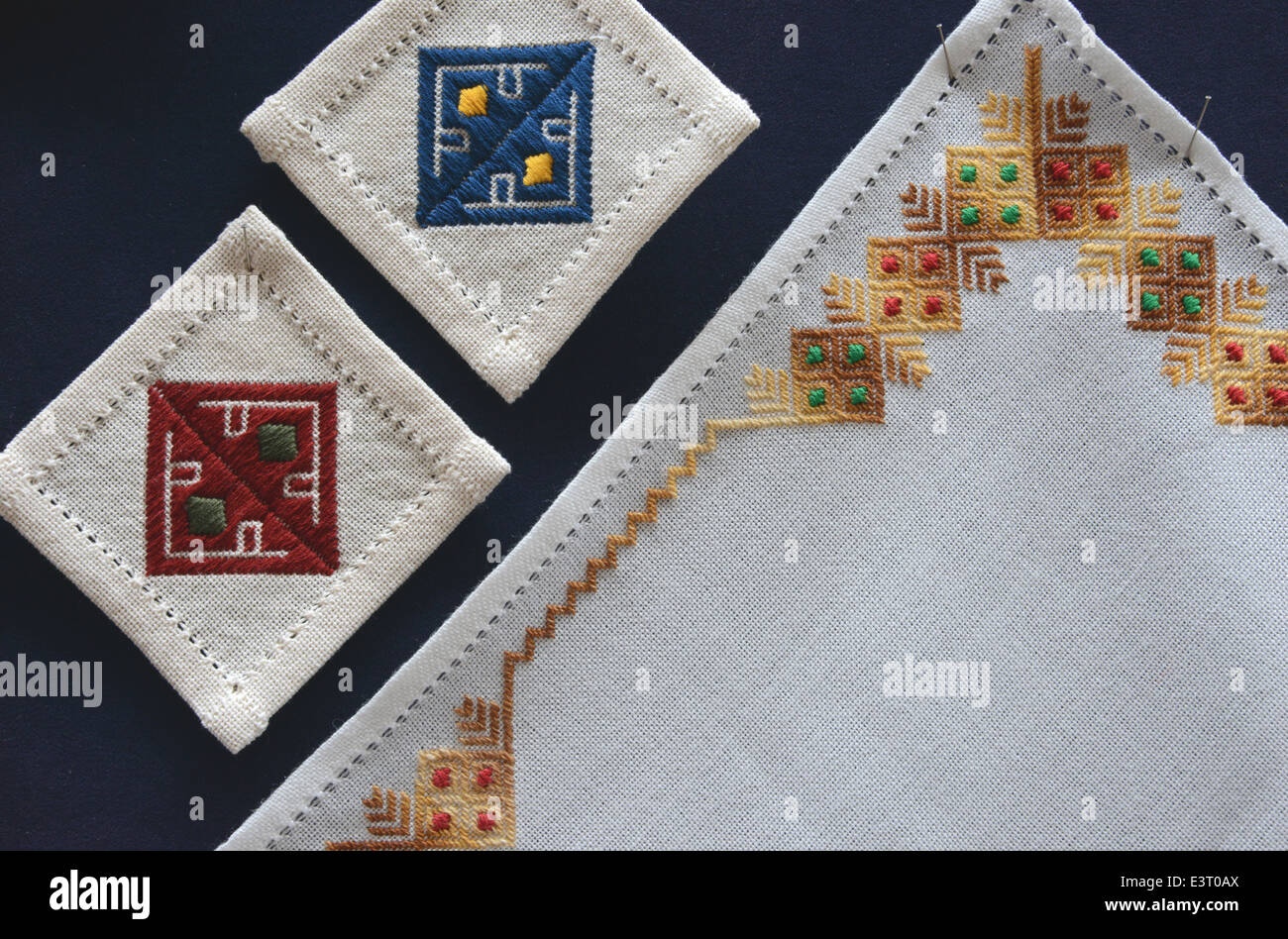 Croatian Embroidery, Dubrovnik Stock Photo - Alamy