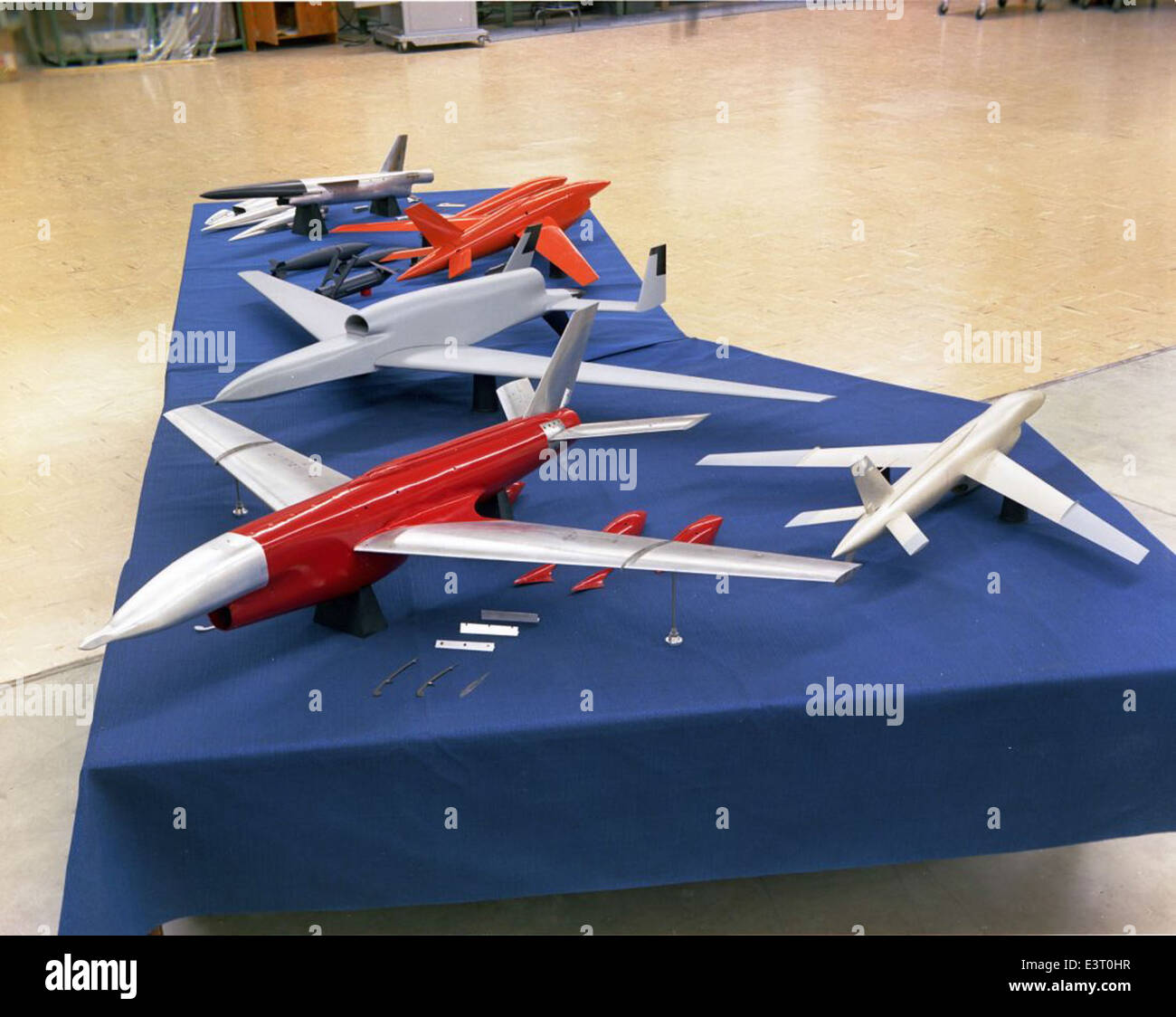 The Ryan Aeronautical Firebee drone, model TRA 4-0443(c), was an early ...