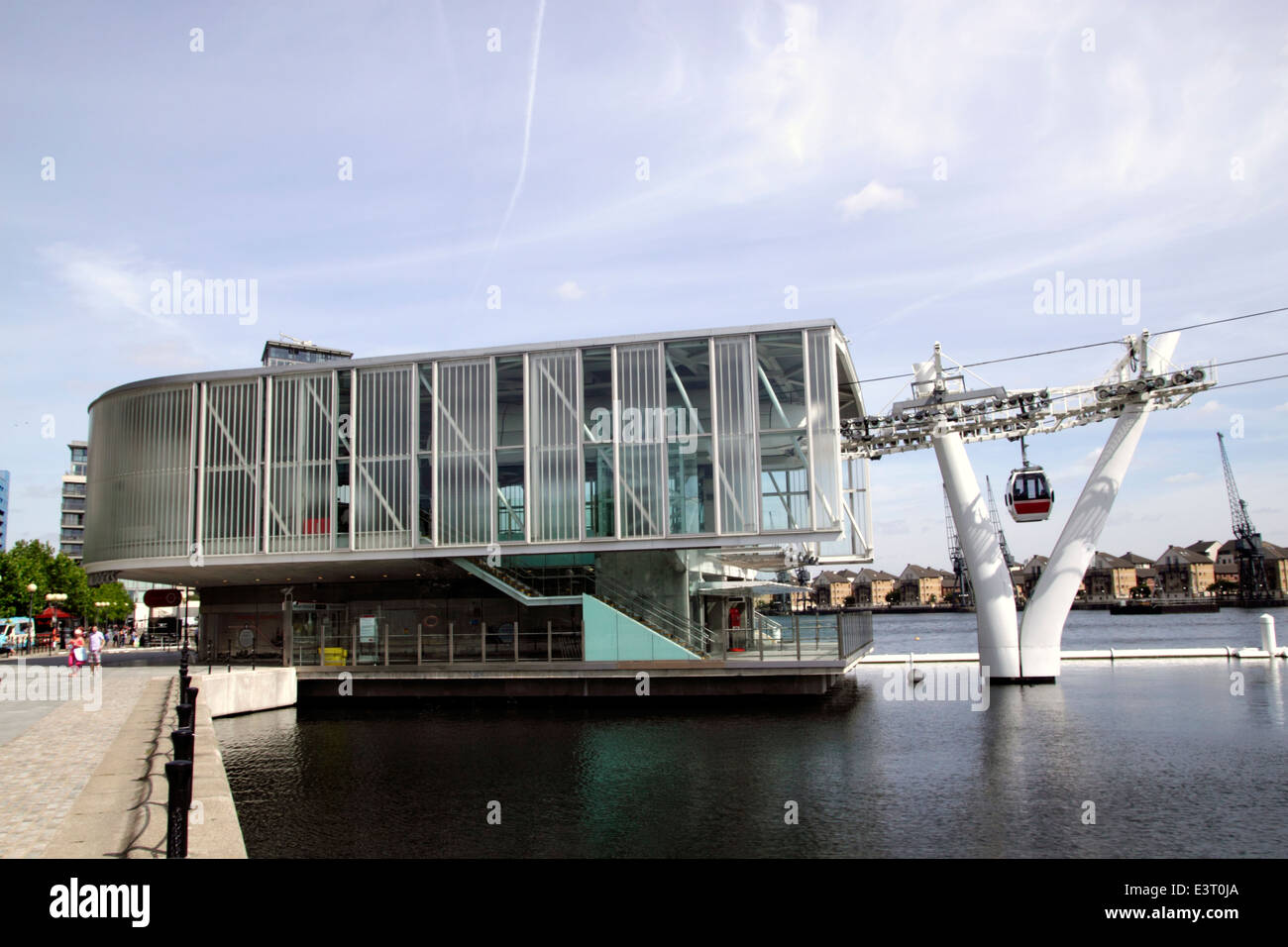 Emirates Air Line Royal Docks Cable Car Terminal London Stock Photo - Alamy