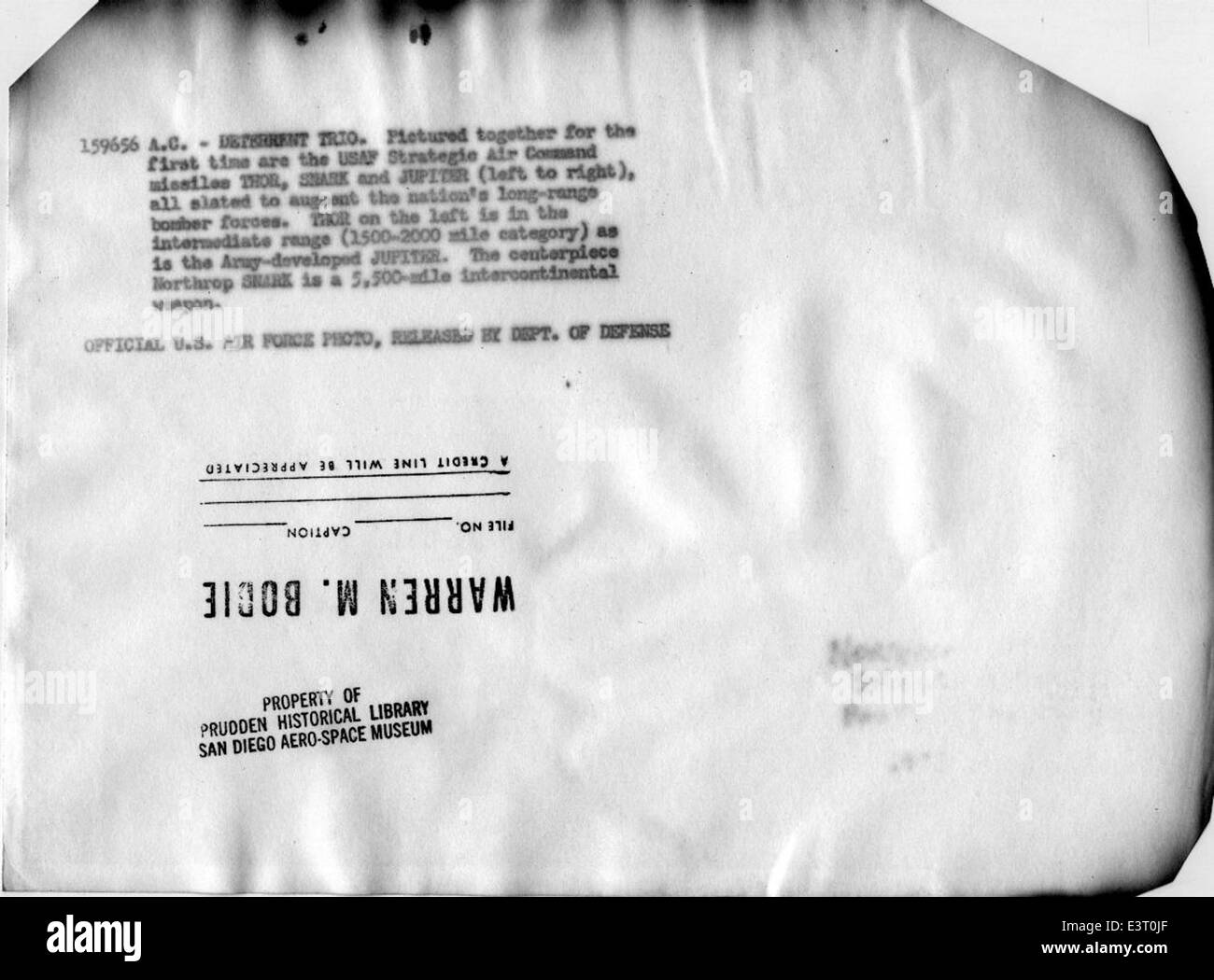 The Northrop SM-62 Snark, photographed in the 1950s, was a pioneering ...