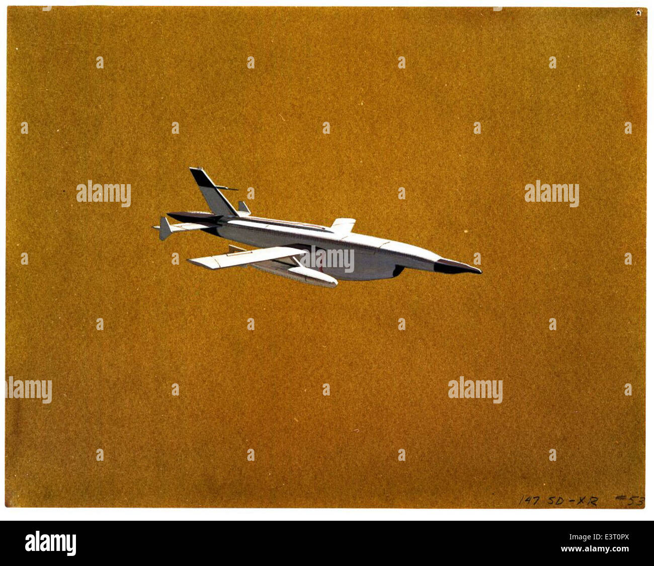 The Ryan Aeronautical Firebee drone, model 147SD, is a target drone ...