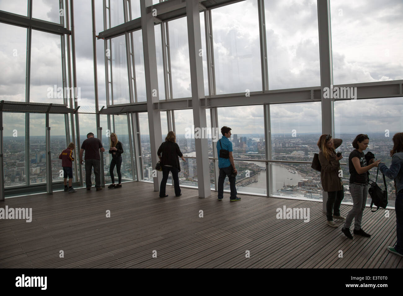 View inside the Shard Stock Photo - Alamy