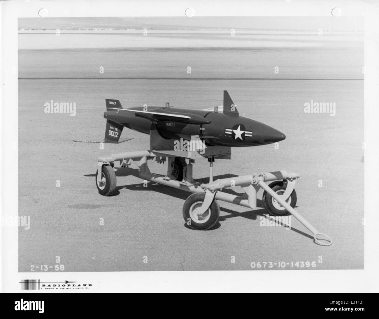 0673-10-14396 1958-02-13 Radioplane RP-76 print scan Stock Photo - Alamy