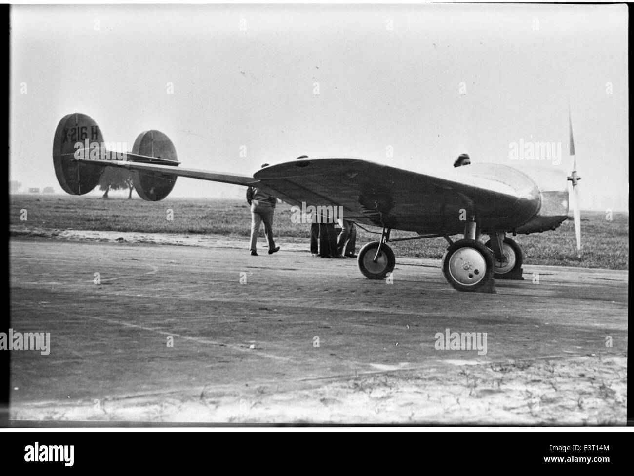 The Northrop Avion, designated NX-216H, was an experimental flying wing ...