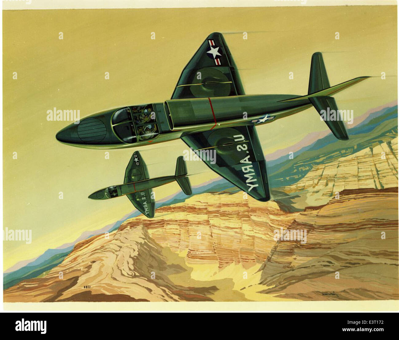 The Ryan XV-5 Vertifan, an experimental tilt-wing aircraft developed by ...