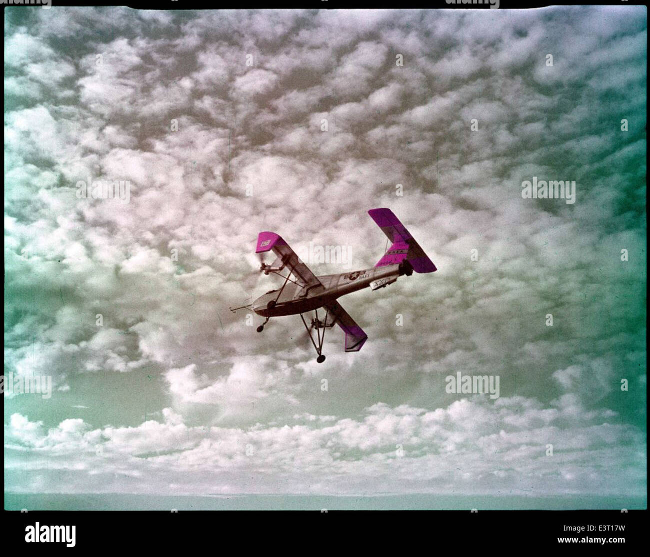 The VZ-3RY Vertiplane, seen in this in-flight image, was an ...