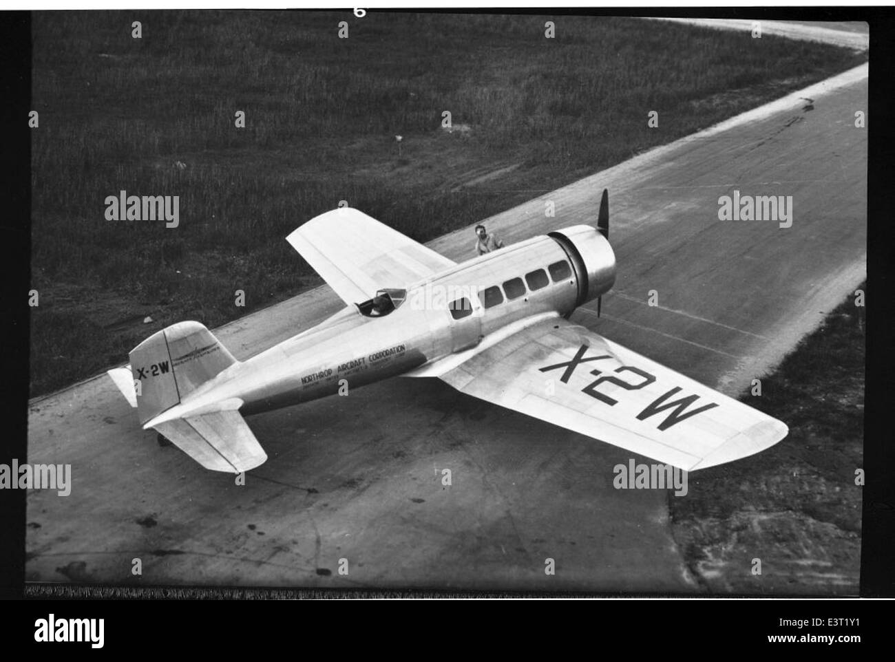 This image features the Northrop Alpha 2 prototype, a key development ...