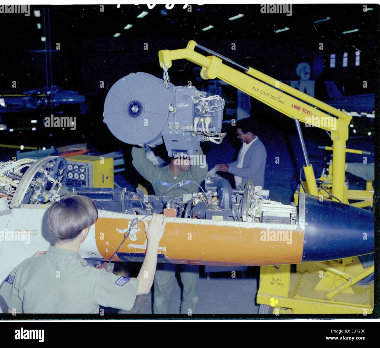 This USAF photo shows the BGM-34C Firebee drone being prepared for ...