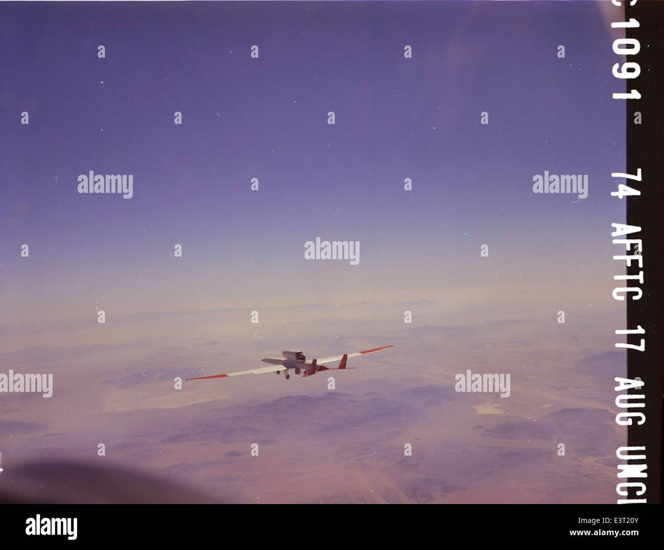 This U.S. Air Force photo features the ATF3 aerial drone, a key element ...