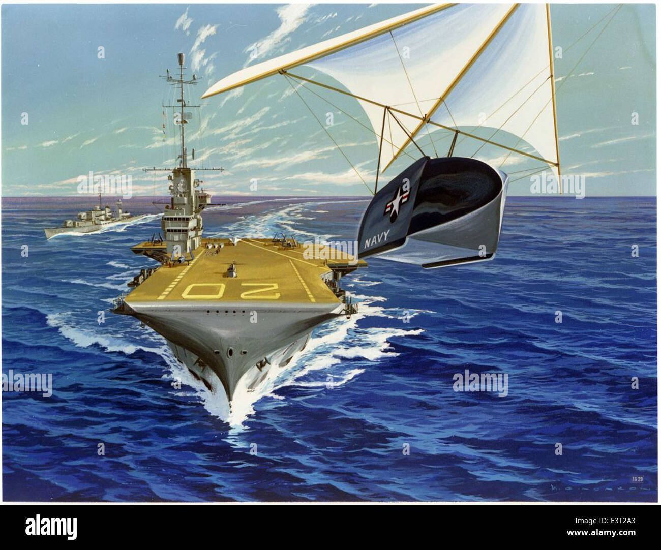 1629 Ryan Flexwing off CV, Navy Stock Photo - Alamy