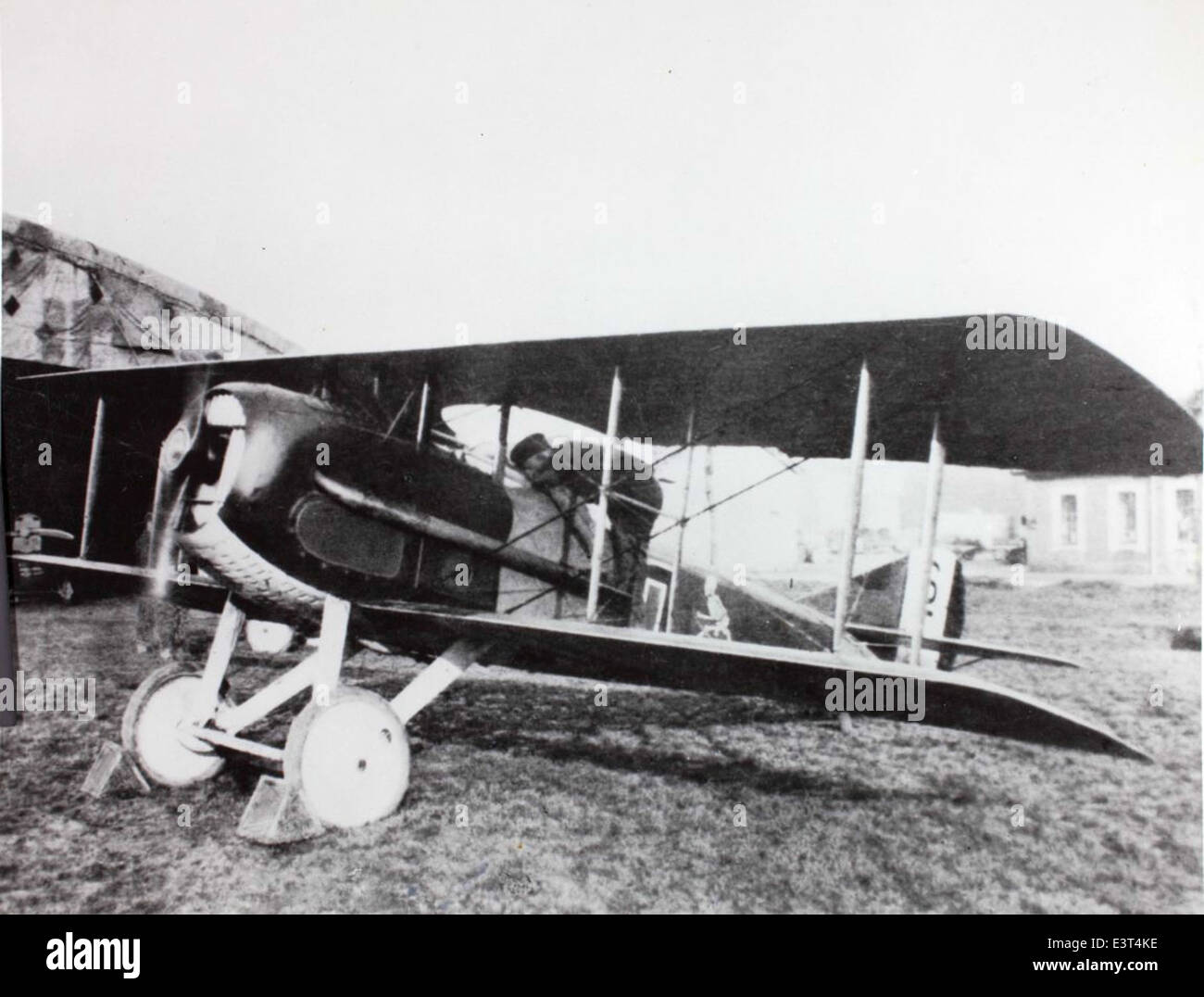 Photograph of a SPAD XIII (S.12), a French fighter aircraft used during ...