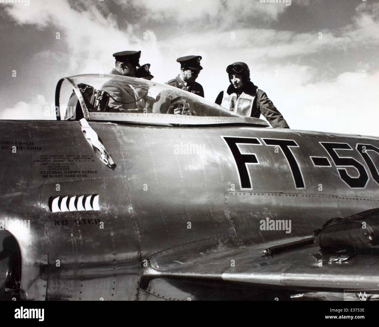 The Lockheed F-80C Shooting Star, with serial number 49-500, was the ...