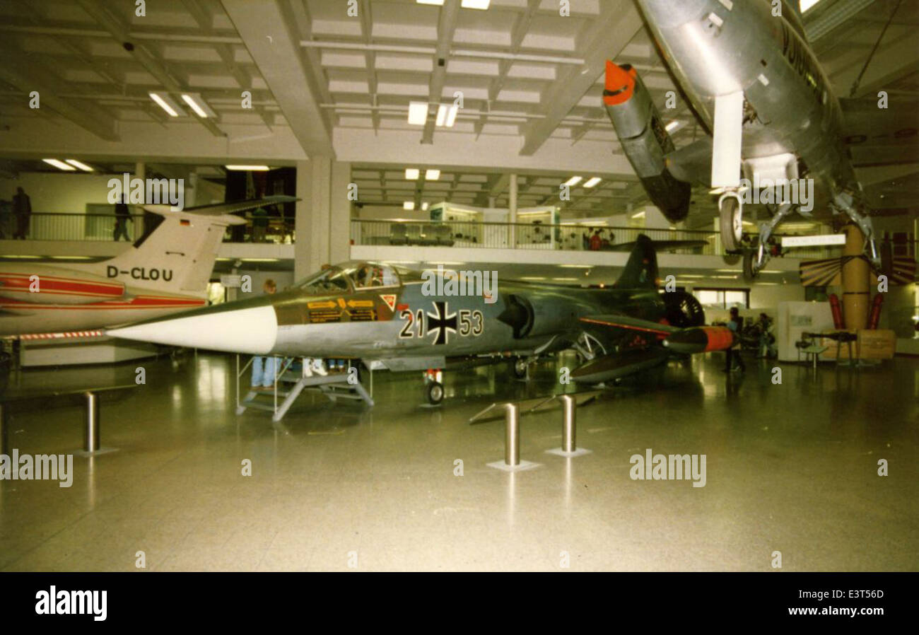 The Lockheed F-104G Starfighter, known for its speed and agility, was a ...