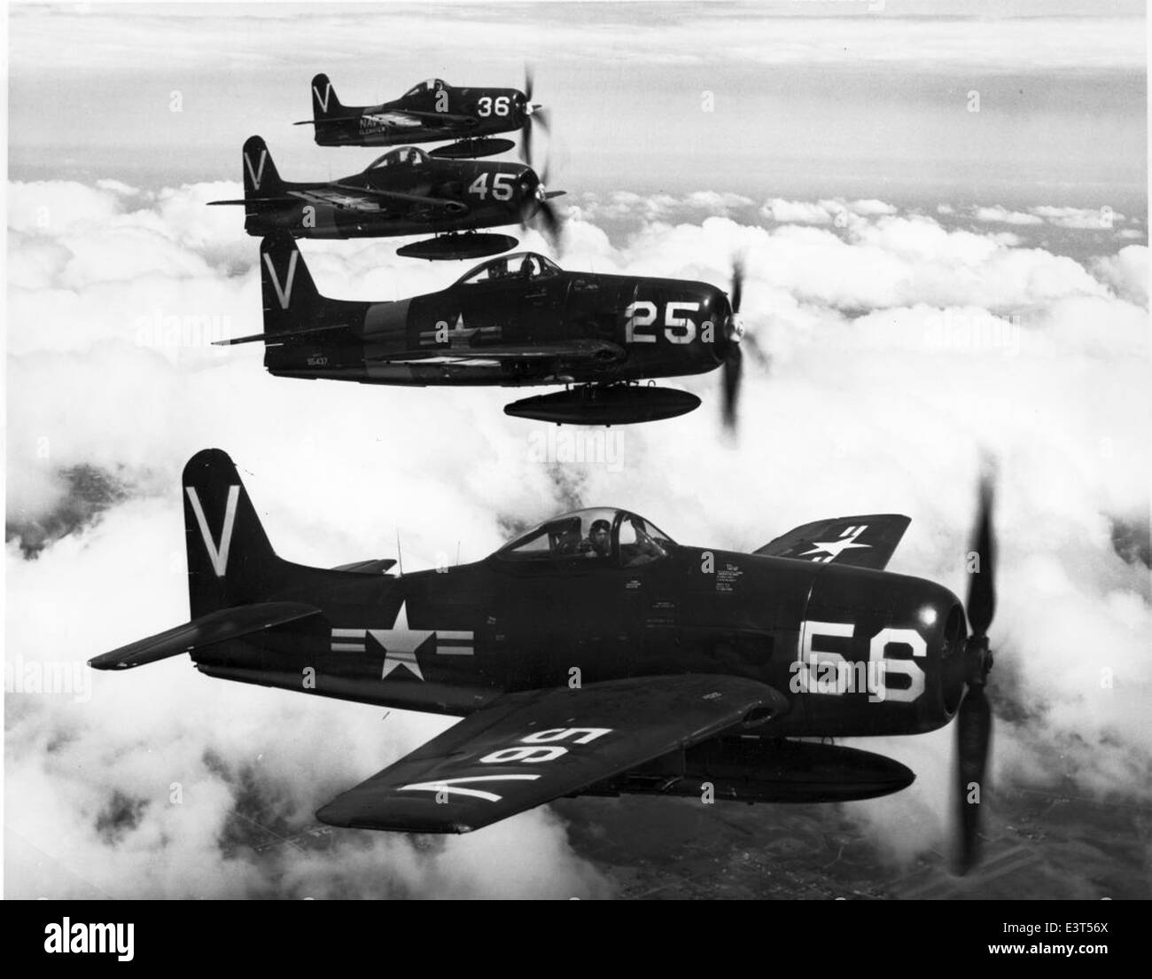 The F8F Bearcat, registration G-58, is a naval fighter aircraft ...