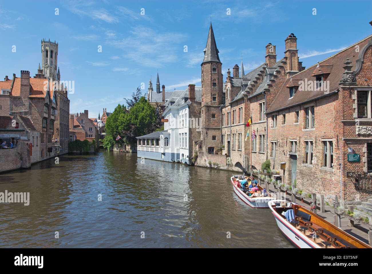 Bruges - View from the Rozenhoedkaai in Brugge with the Perez de ...