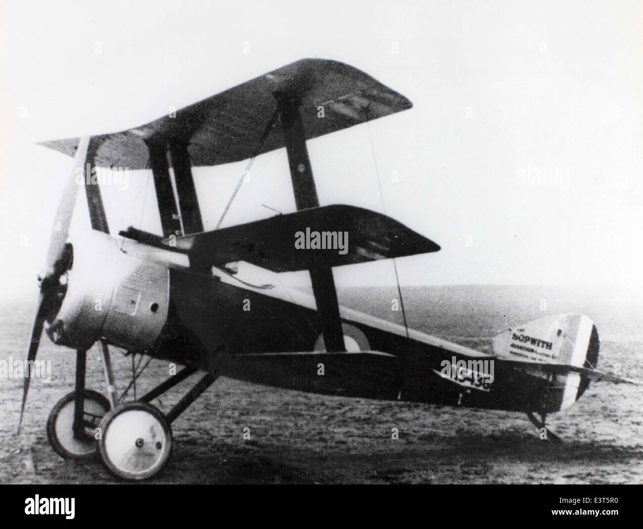 Image of the Sopwith Triplane, a British fighter aircraft used in World ...