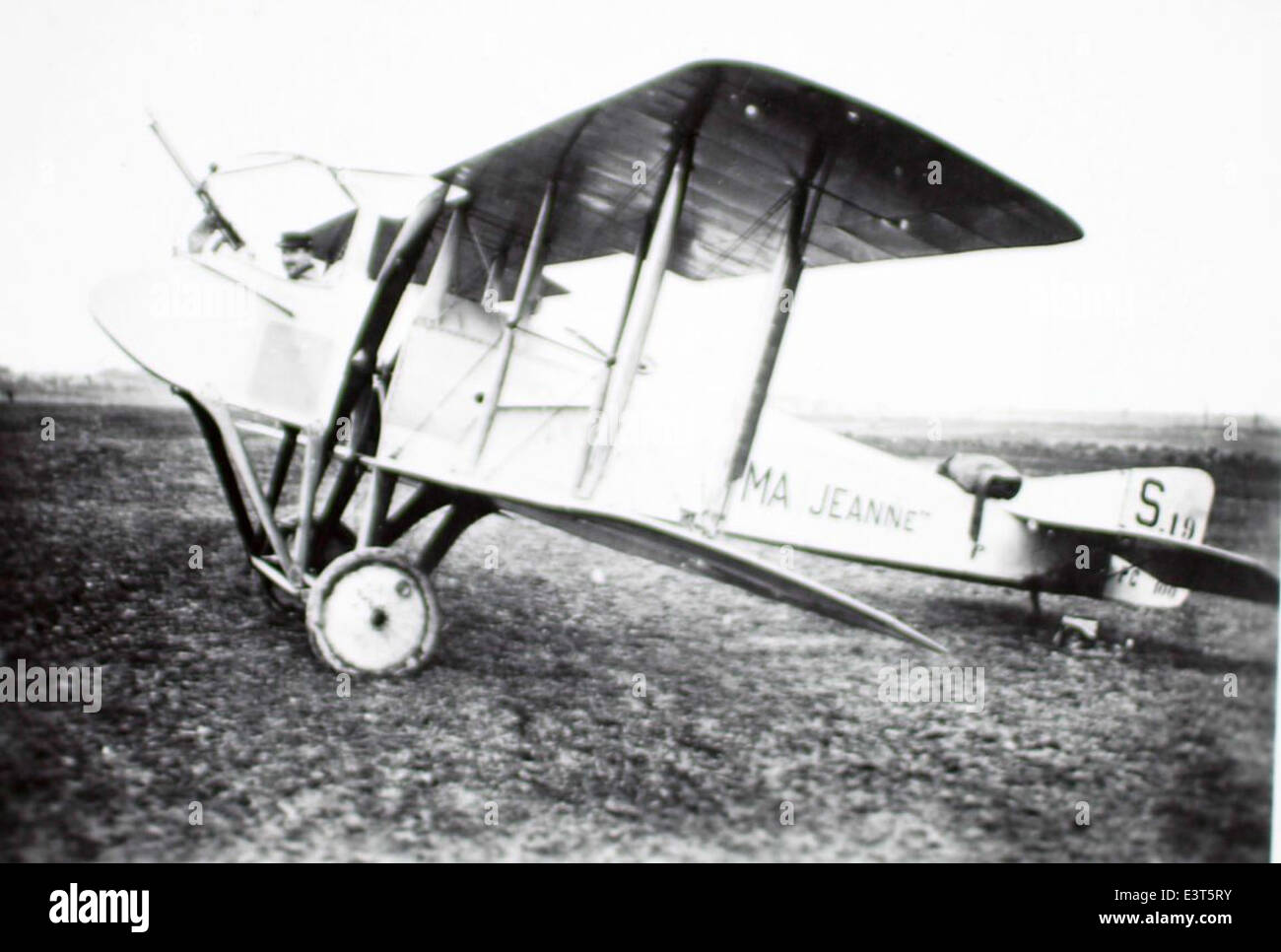 The SPAD A.2, an early biplane used during World War I, was a precursor ...