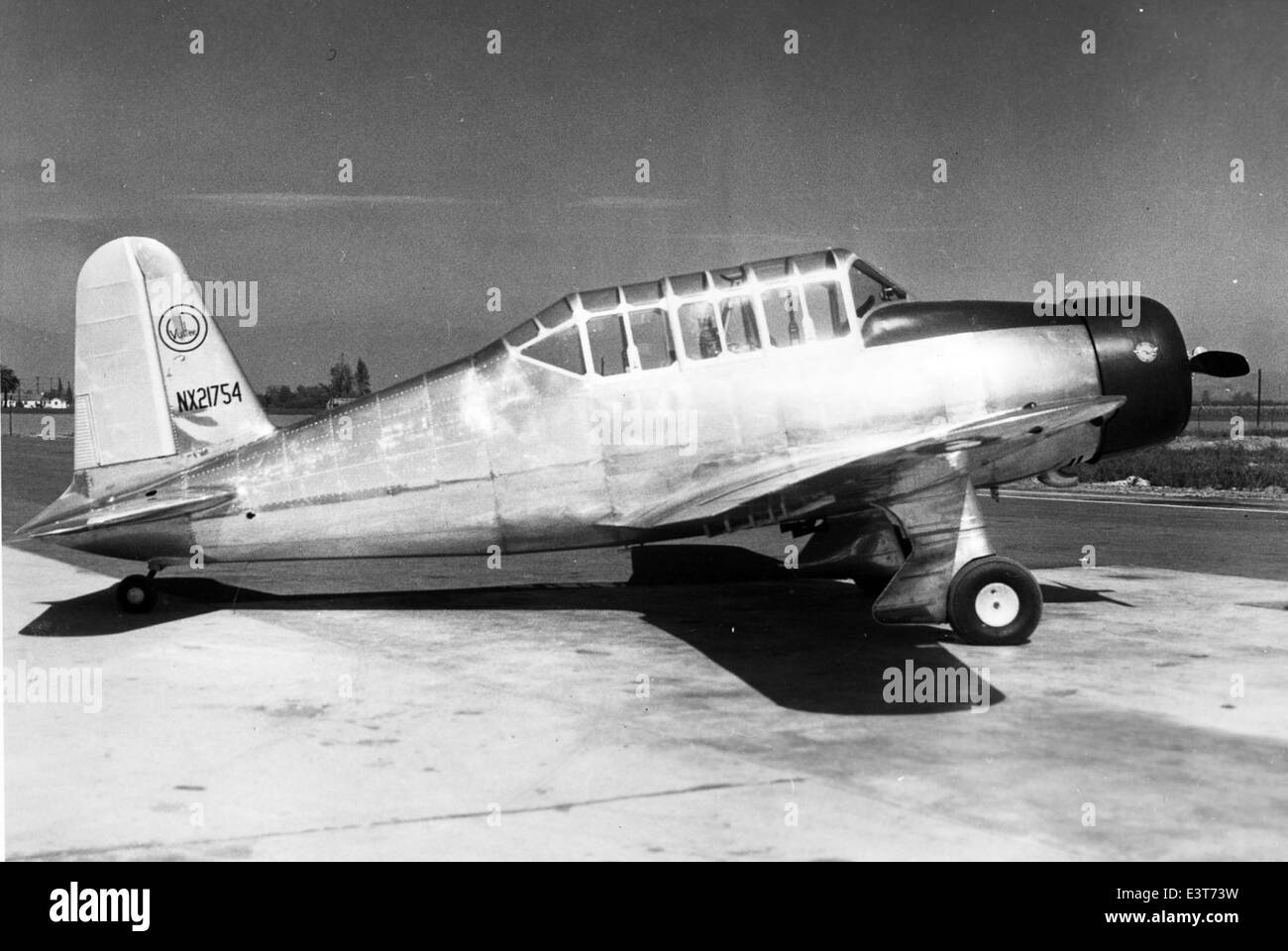 Vultee Model 54A, Downey Stock Photo - Alamy