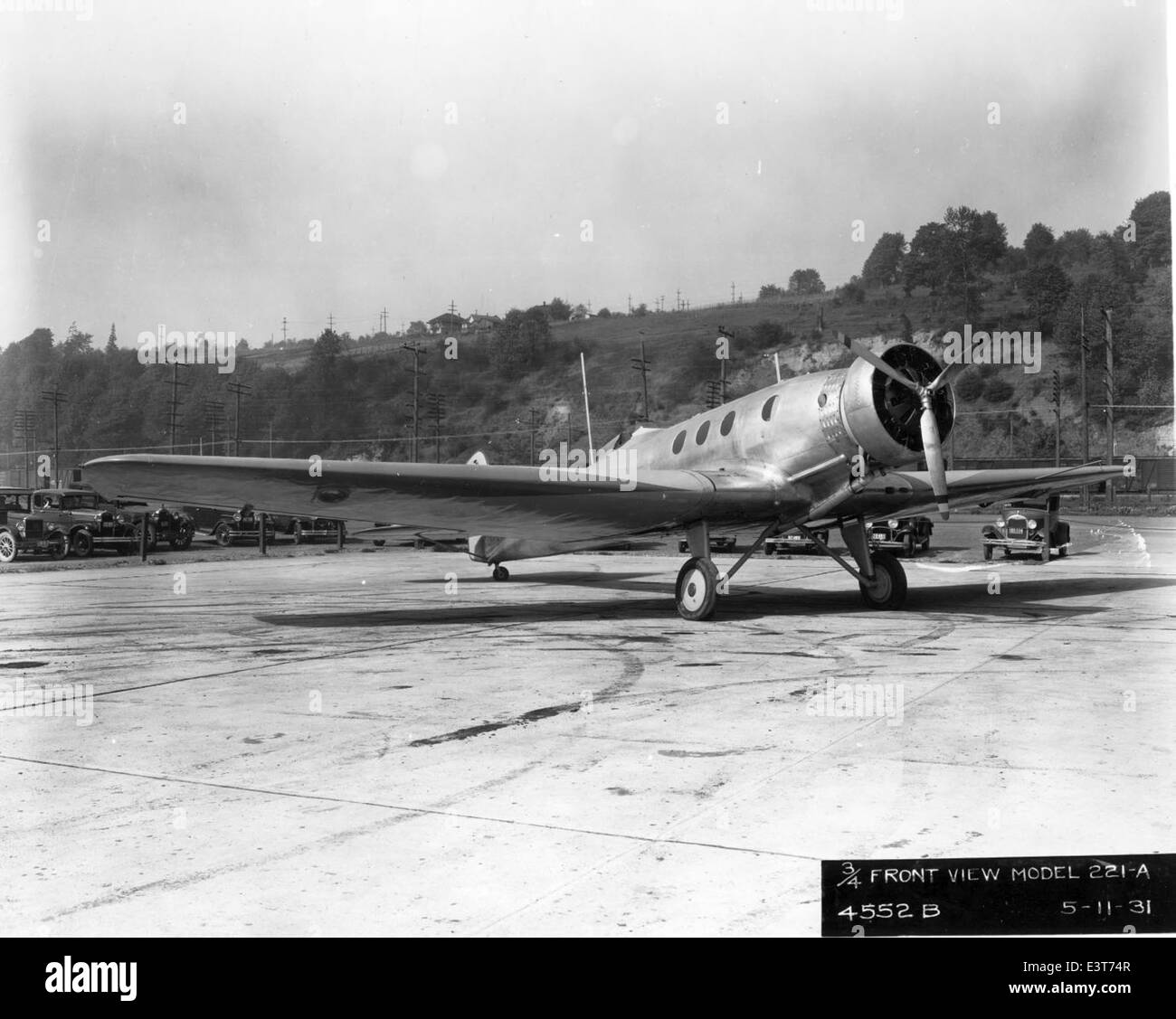 Model airplane 1930s Black and White Stock Photos & Images - Alamy
