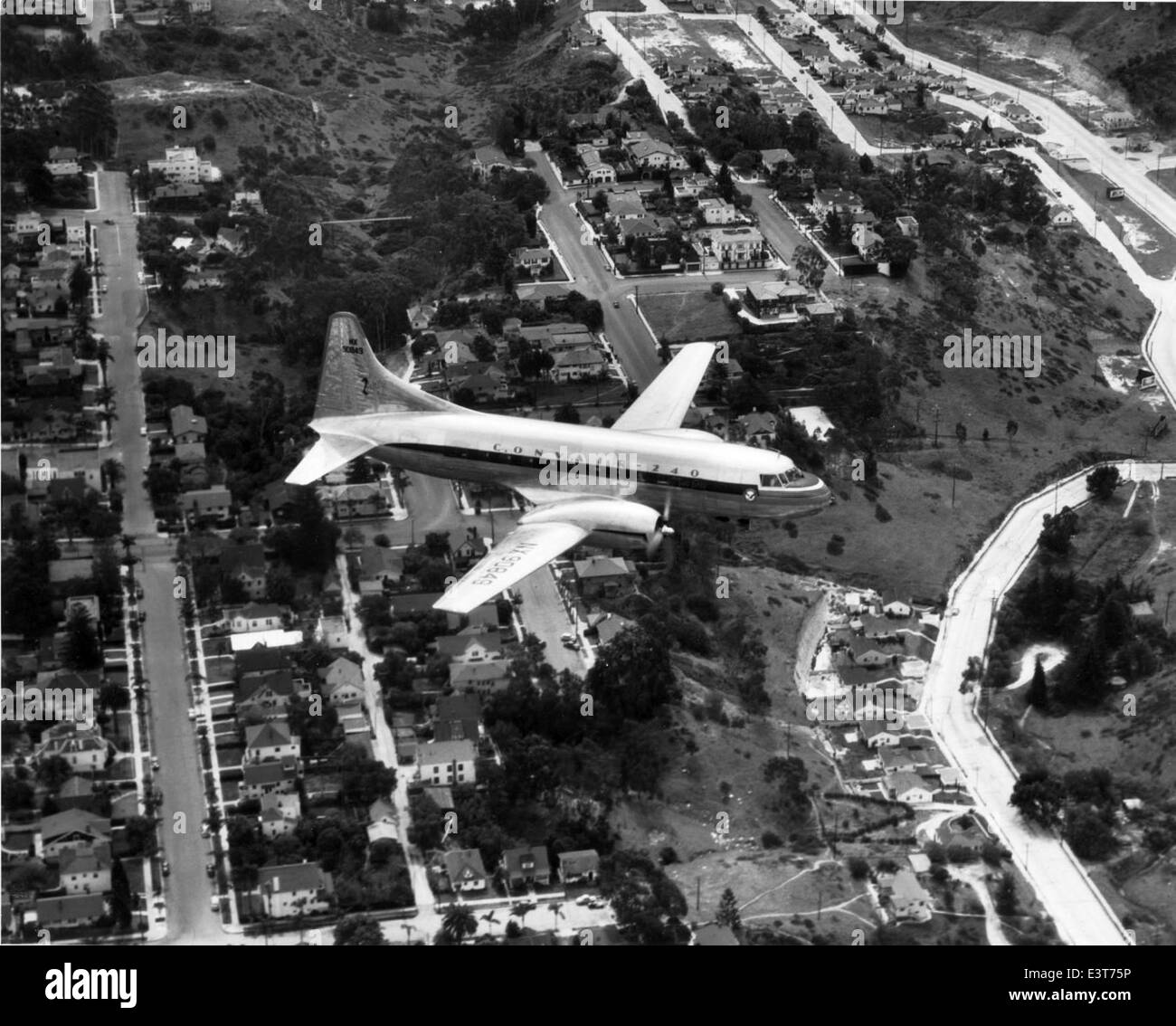 The Convair 240, with registration NX90849, was a twin-engine propliner ...