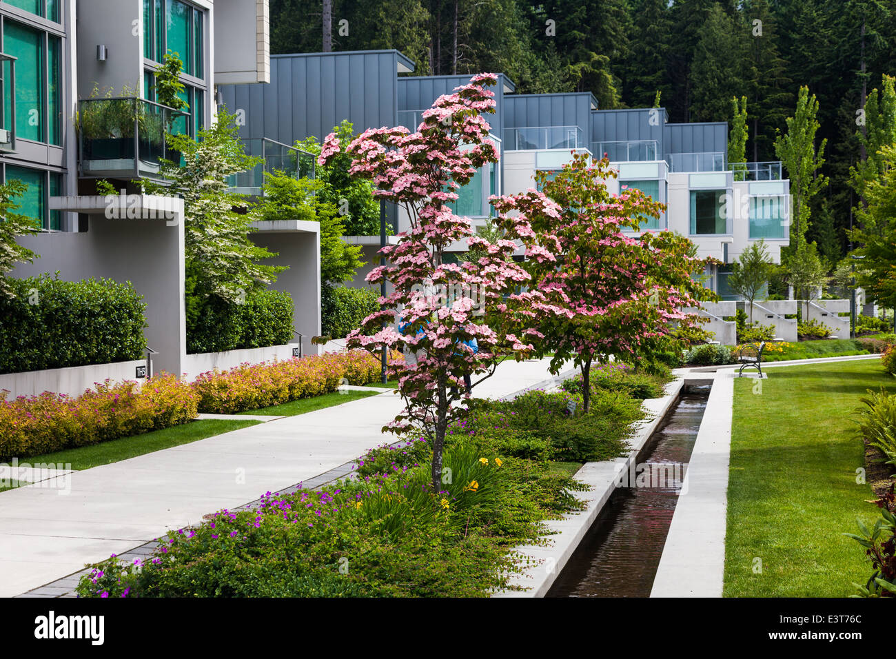 Townhouse development adjacent Pacific Spirit Park, UBC, Vancouver ...