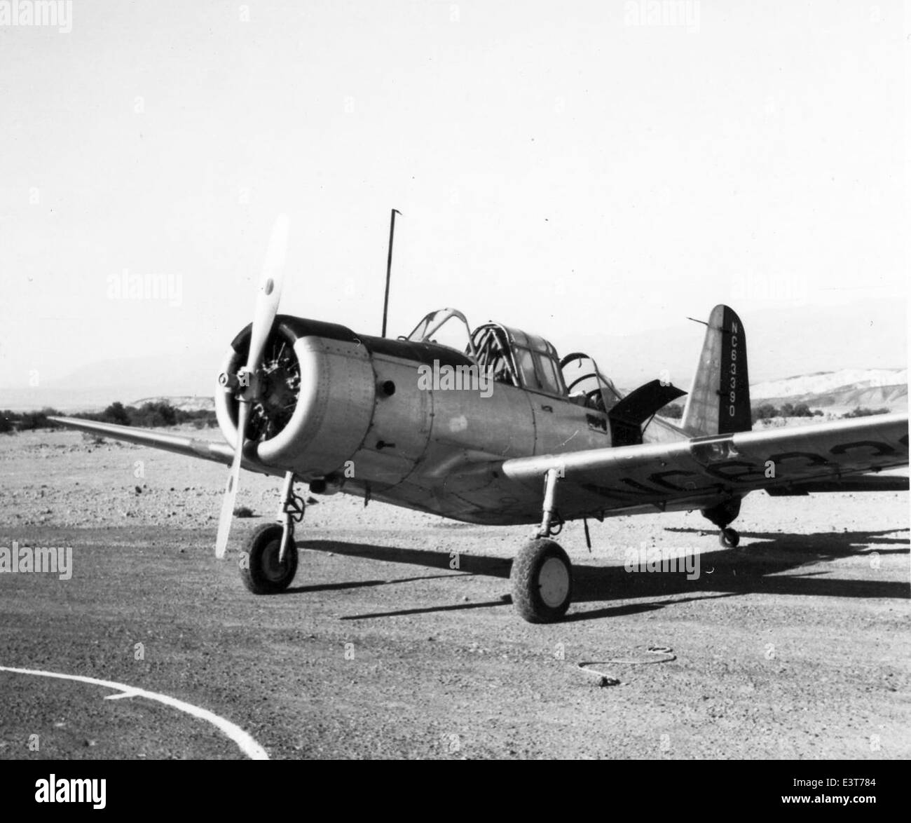 The Vultee BT-13A, with registration numbers NC63390 and NC63990, was a ...