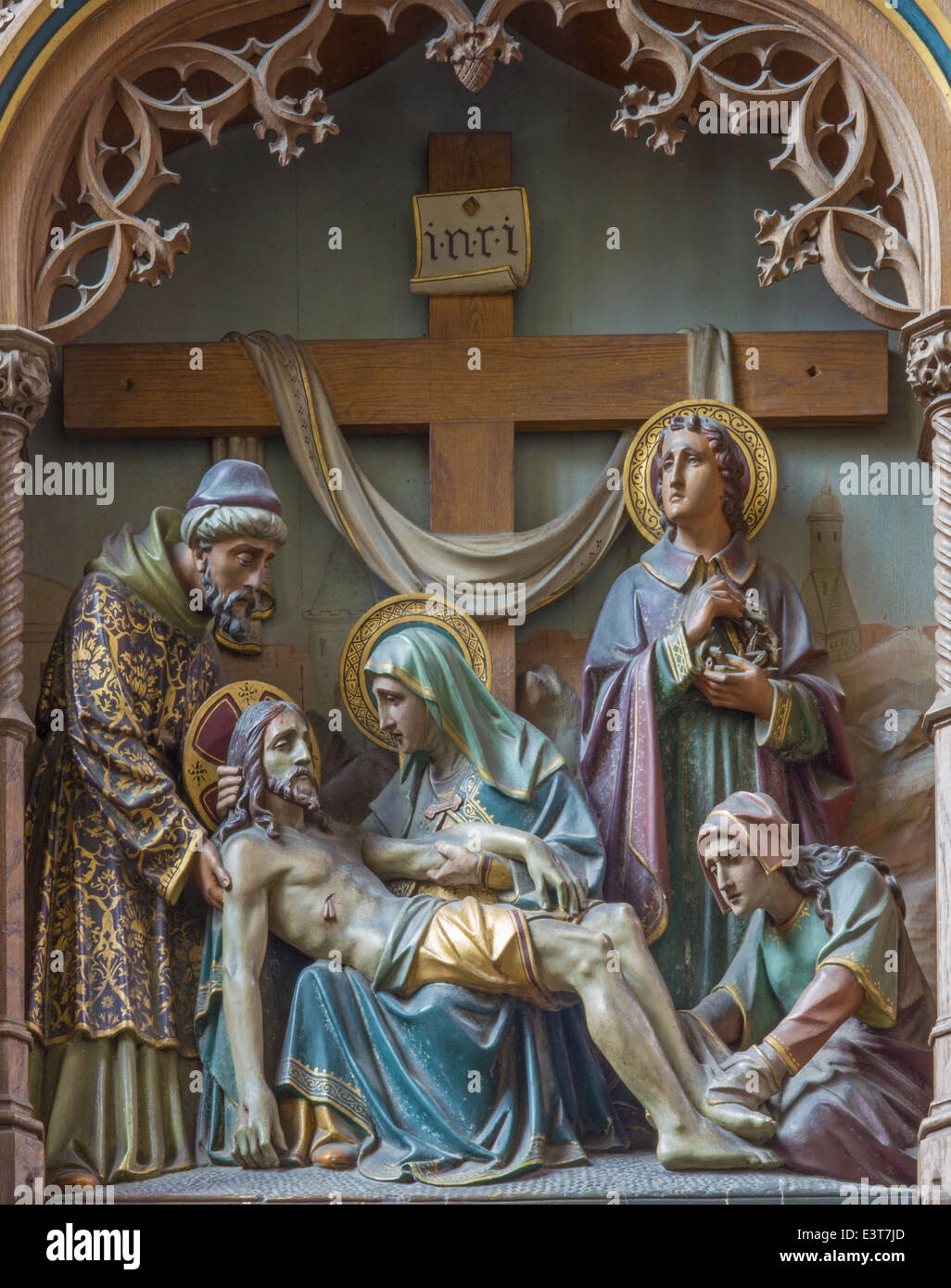 Pieta carving hi-res stock photography and images - Alamy