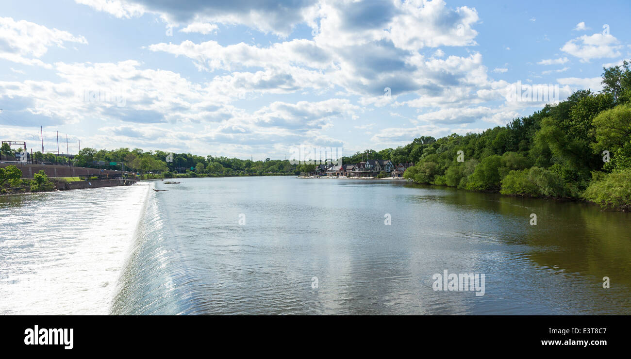 Philadelphia Fairmount dam - Pennsylvania - USA Stock Photo - Alamy