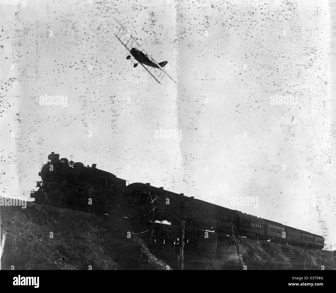 This image is from a scrapbook documenting events at Kelly Field, an ...