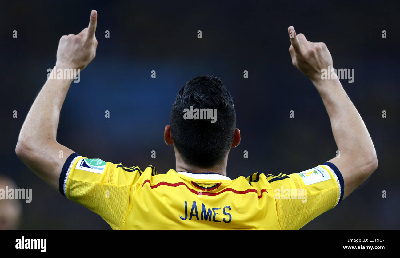 Rio De Janeiro, Brazil. 28th June, 2014. Colombia's James Rodriguez ...