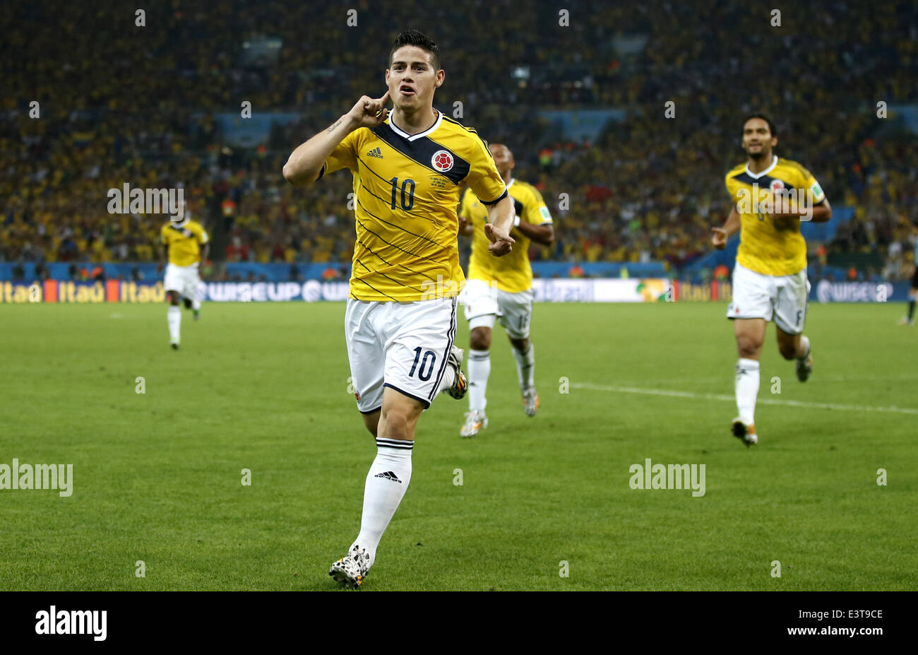 Rio De Janeiro, Brazil. 28th June, 2014. Colombia's James Rodriguez ...
