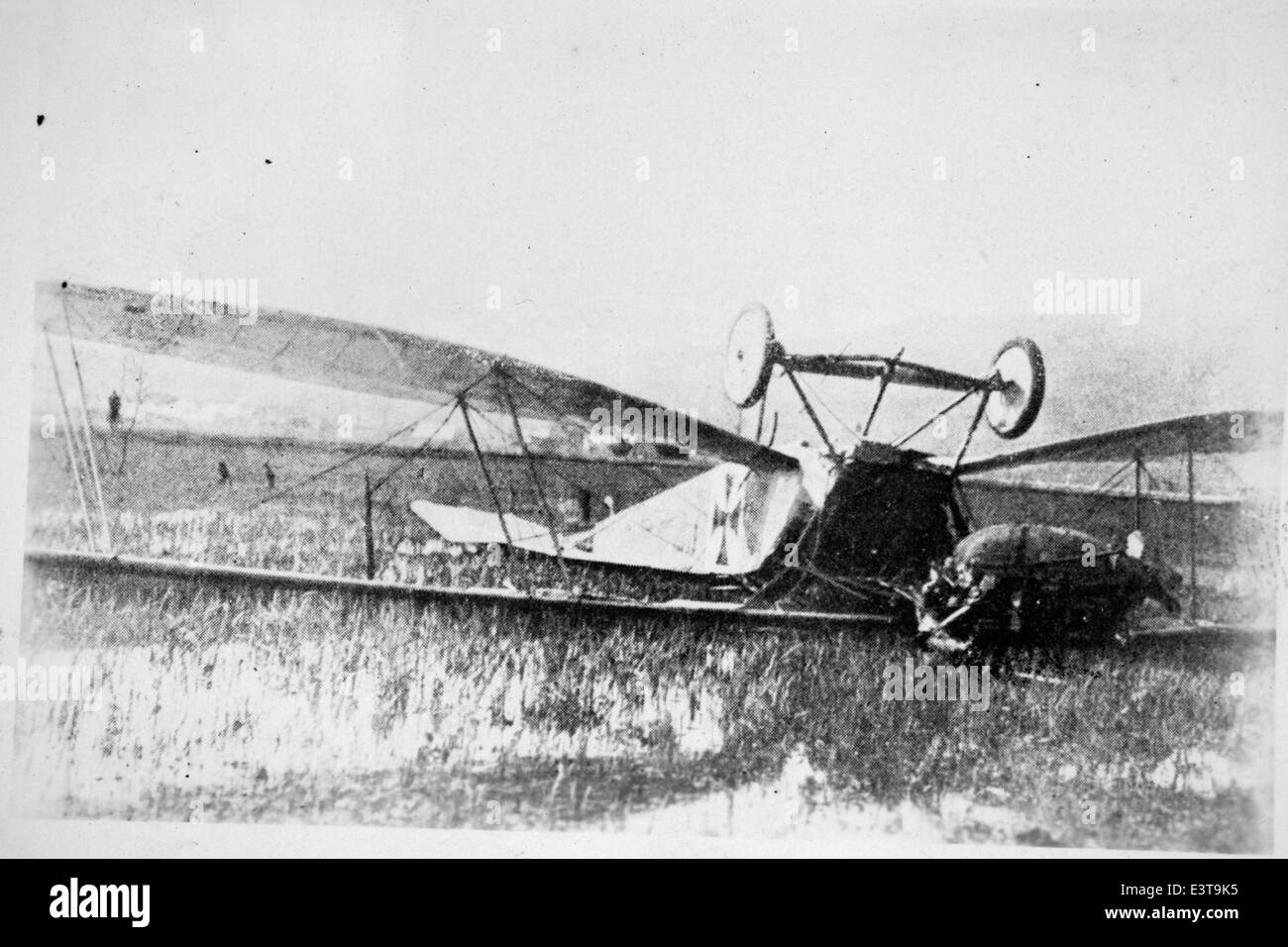 The German two-seater aircraft flown by Lou Larson during World War One ...