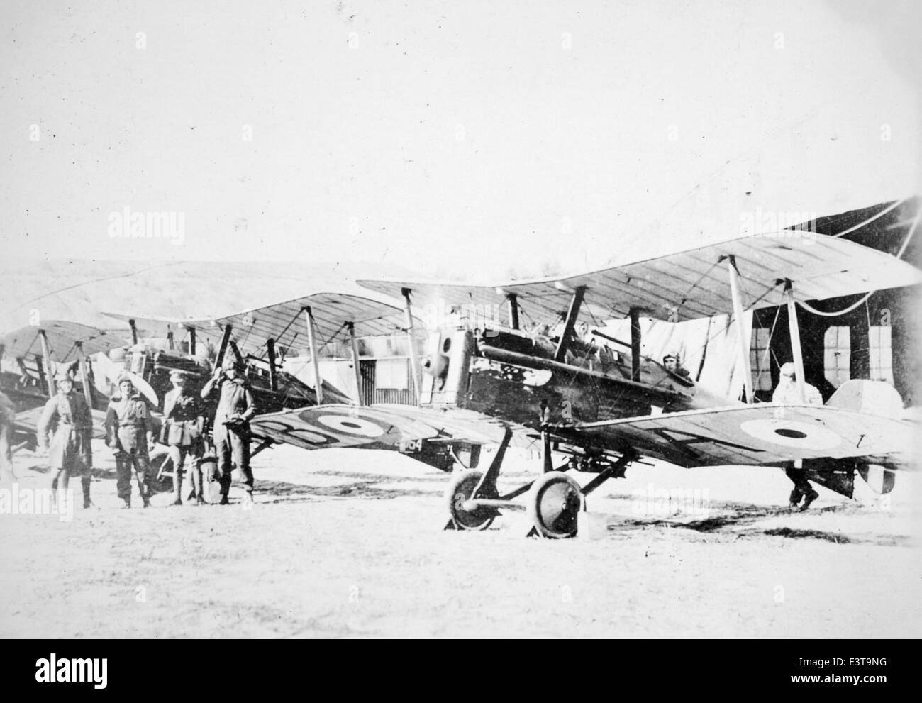 This image from the Larson Collection features Lou Larson, an aviator ...