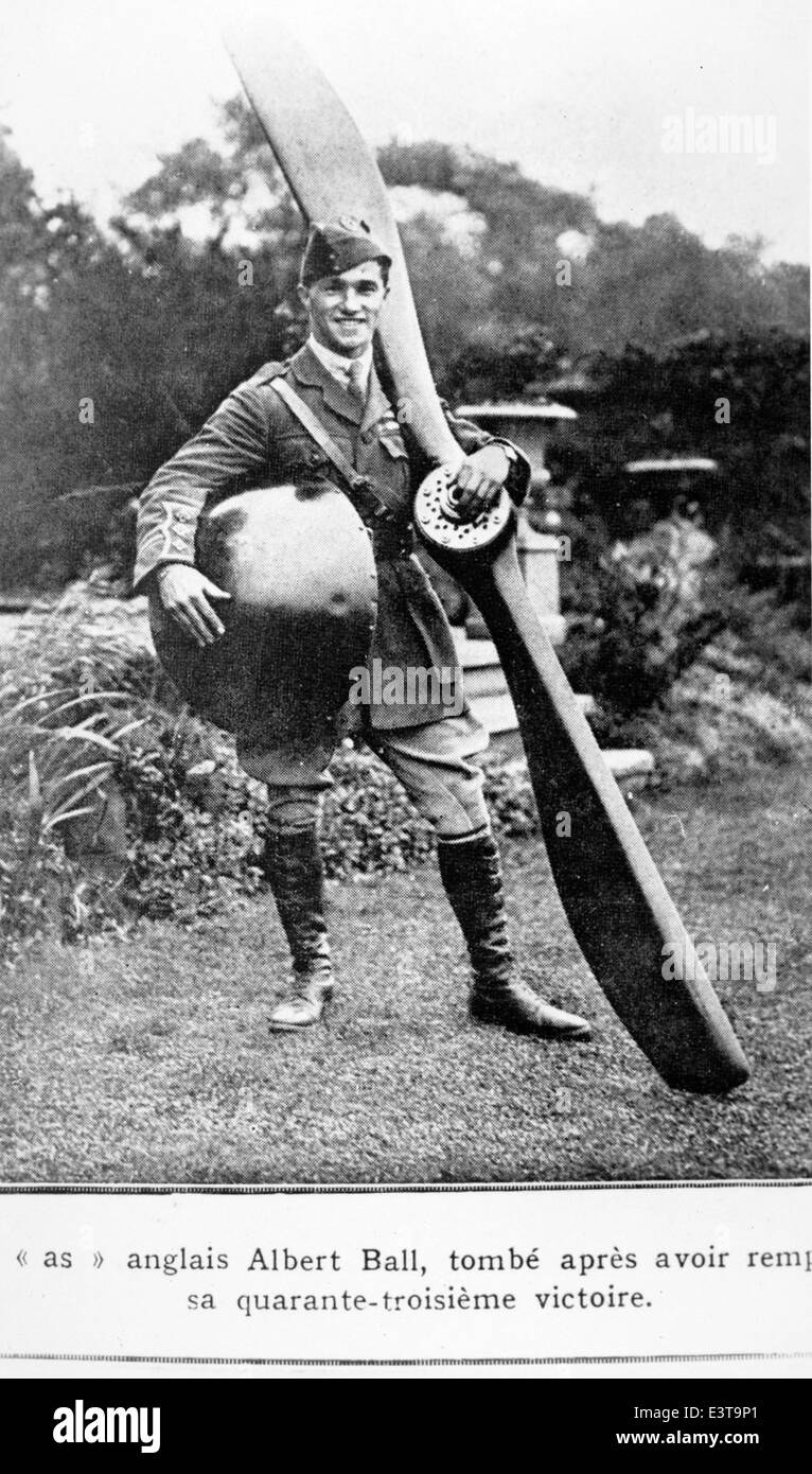 This photograph of Albert Ball, a British flying ace from World War I ...