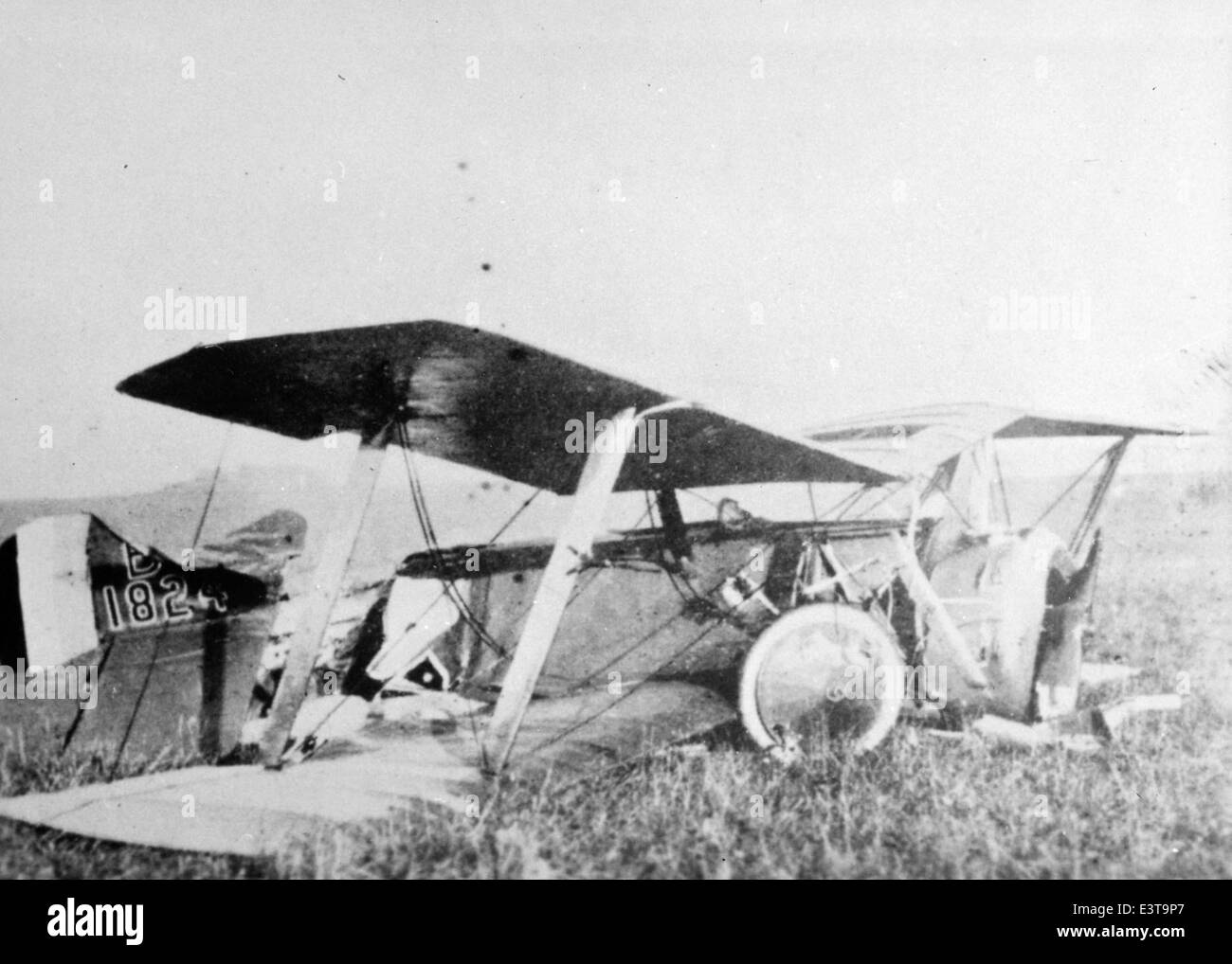 This photo from the Lou Larson collection depicts a plane crash during ...