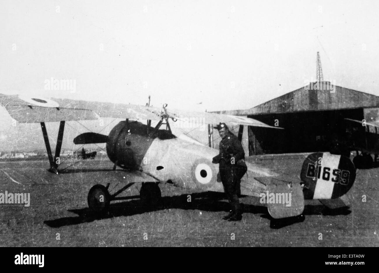 World war one nieuport aircraft Black and White Stock Photos & Images ...