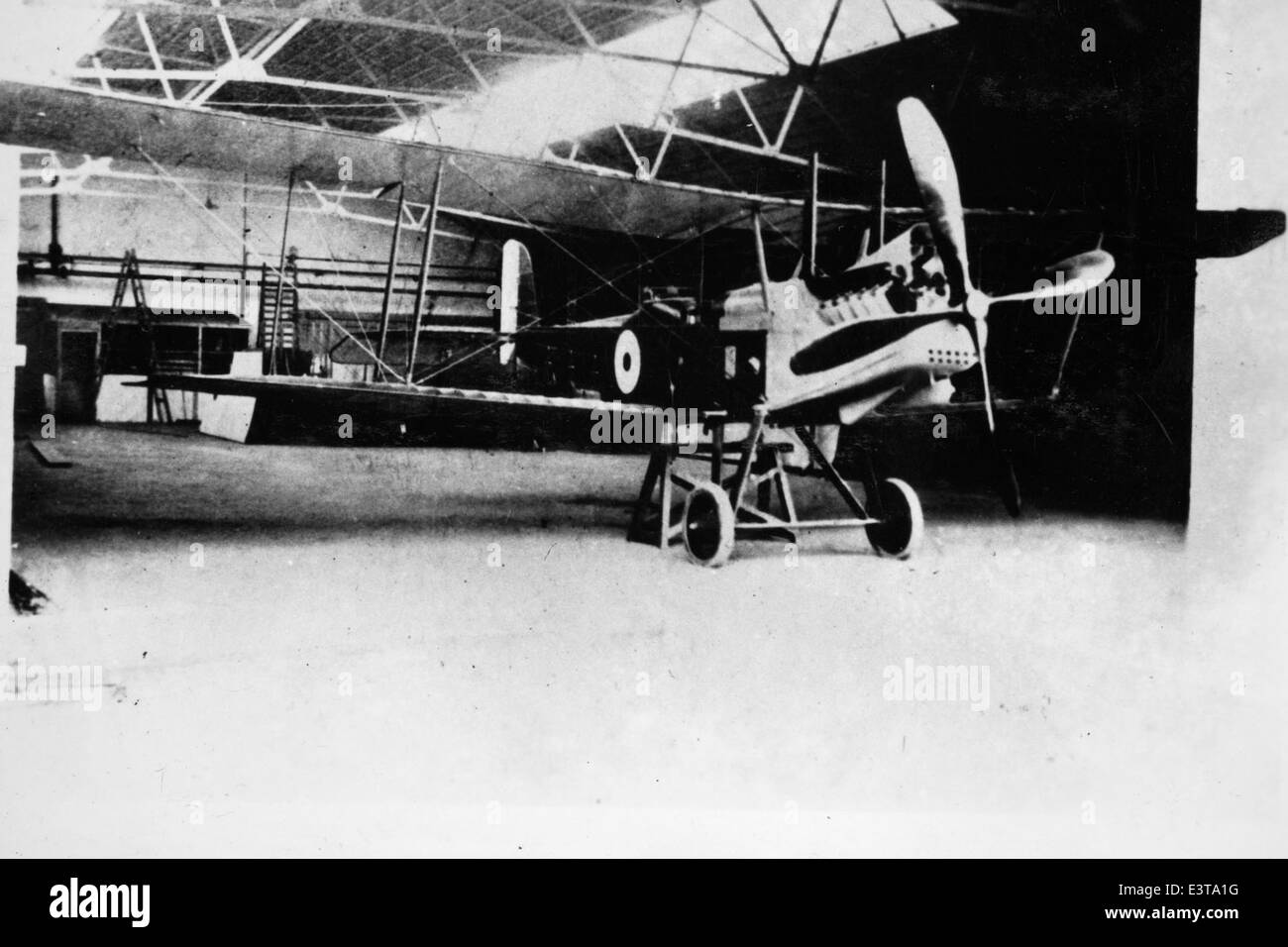 The Royal Aircraft Factory RE8, seen at Austin Works, was a British ...