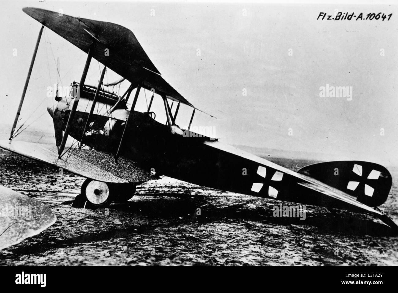 World war one albatros aircraft Black and White Stock Photos & Images ...