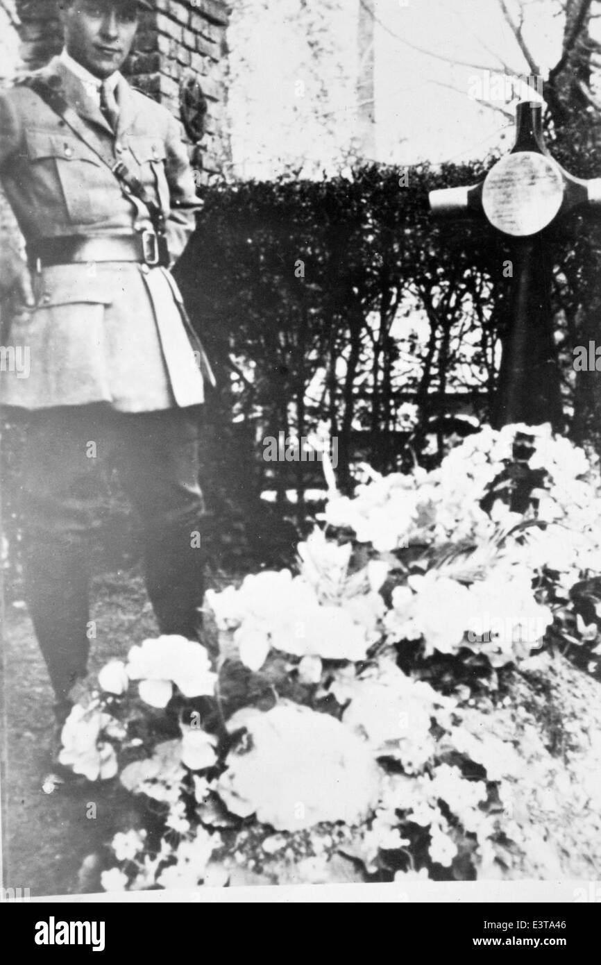 Capt. Roy Brown, credited with shooting down the infamous Red Baron, is ...