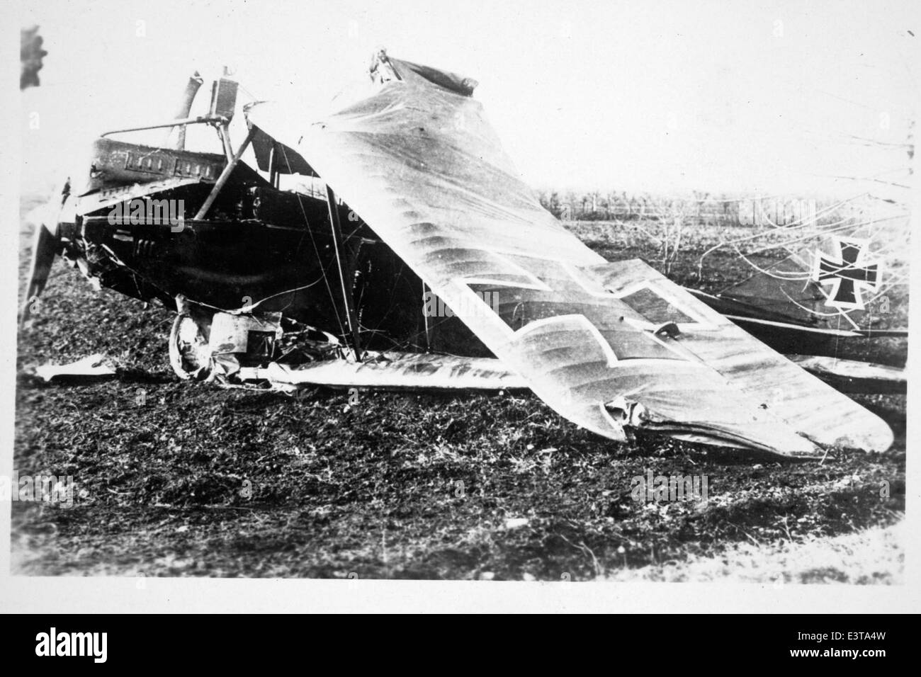 Shot down aircraft Black and White Stock Photos & Images - Alamy