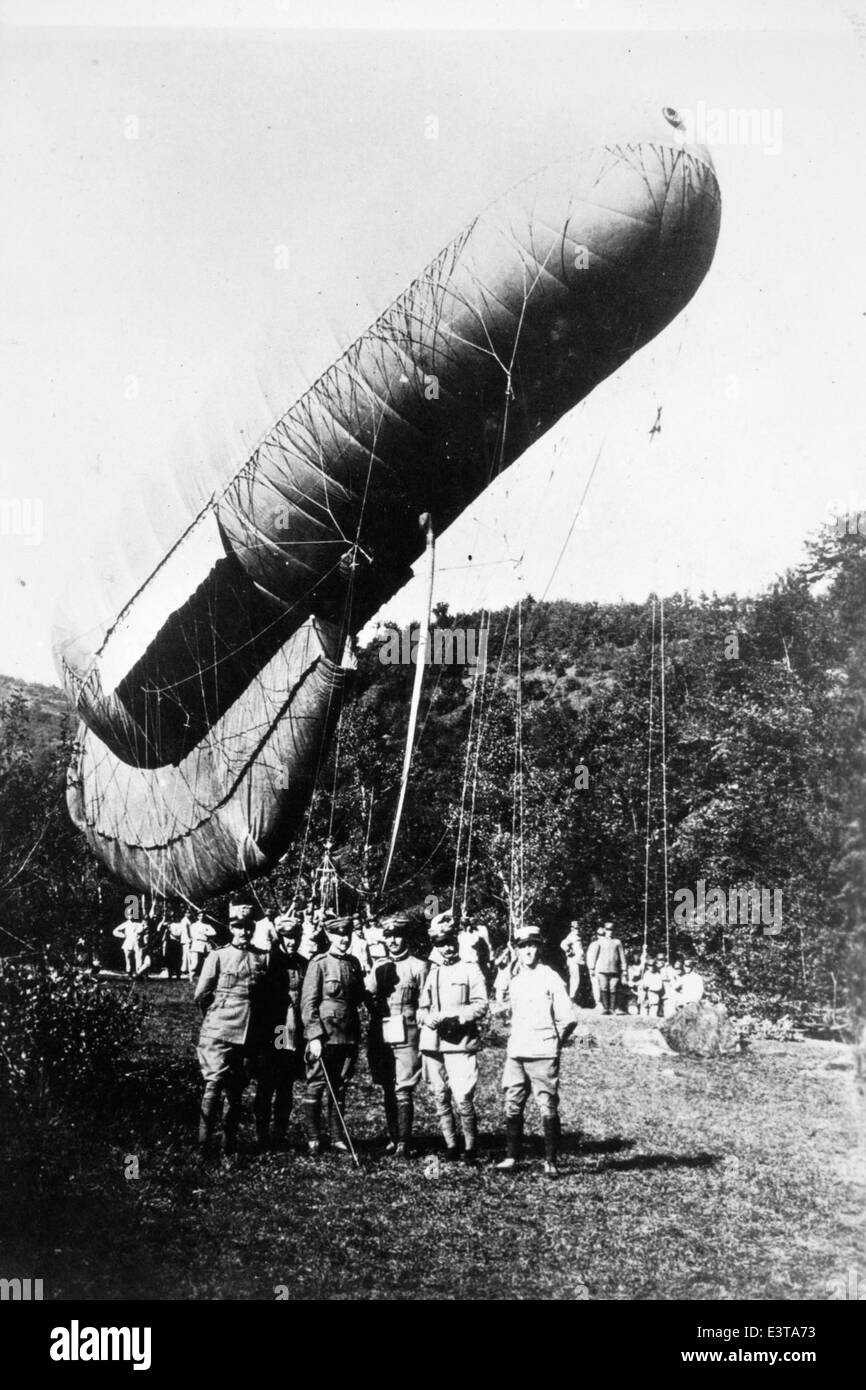 The Italian Observation Balloon, used during World War I, was a key ...