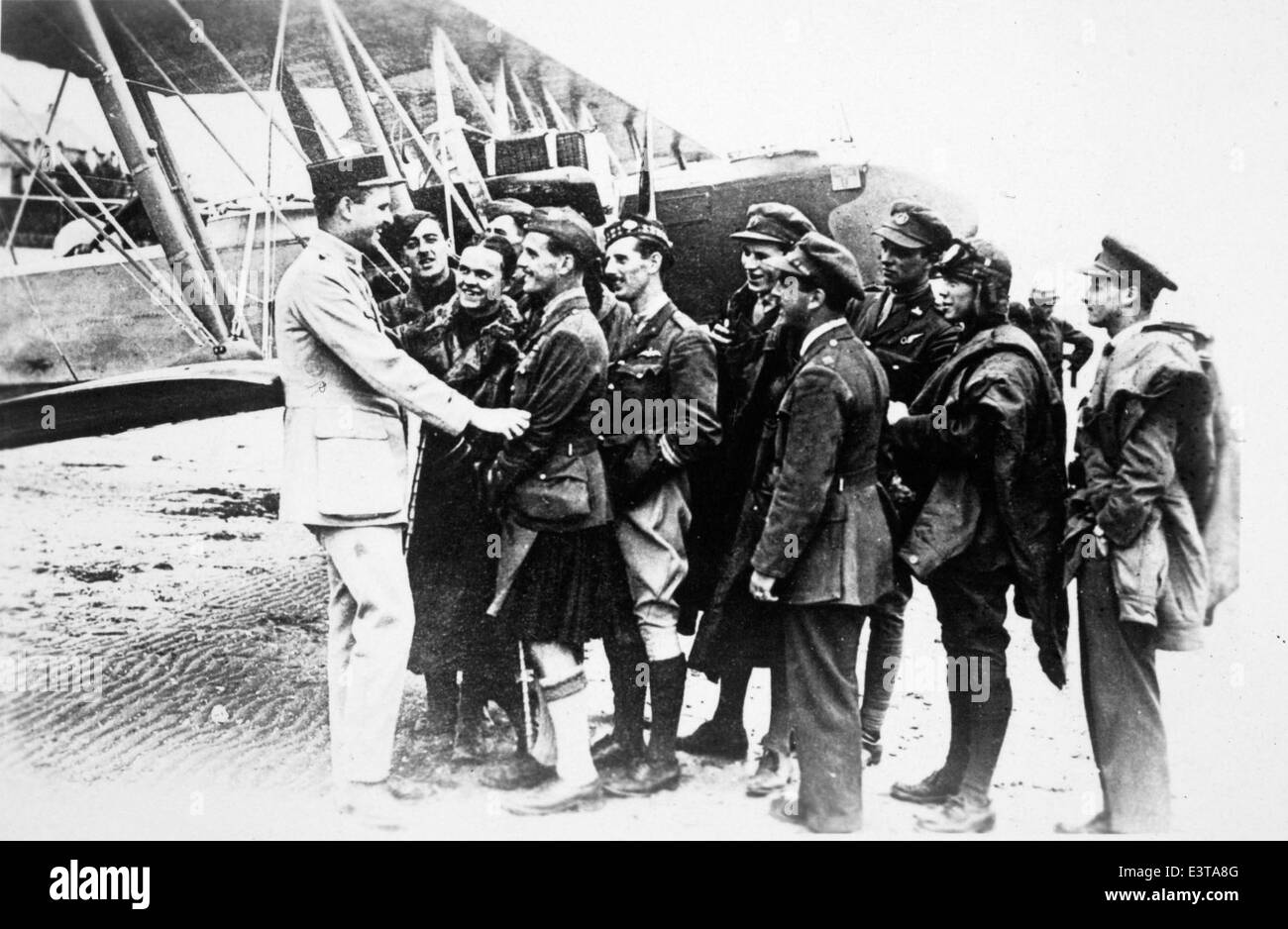 This image, part of the Lou Larson collection, depicts key moments from ...