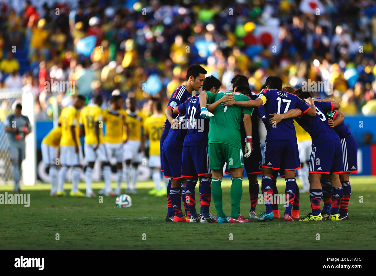 Cuiaba, Brazil. © D. 24th June, 2014. Japan team group (JPN) Football ...
