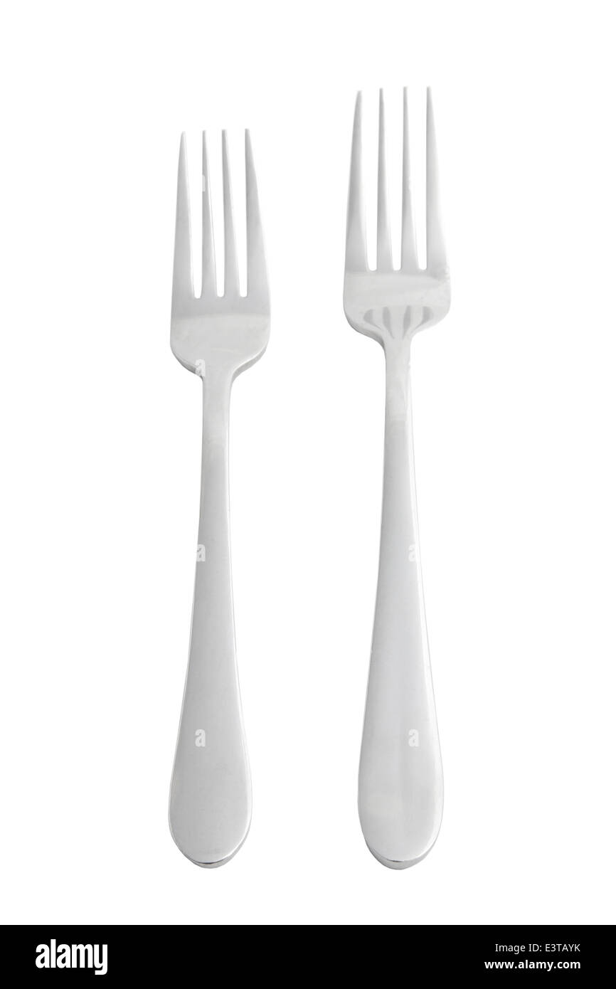 Shiny forks Cut Out Stock Images & Pictures - Alamy