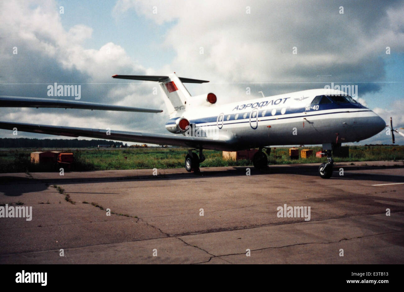 The Yakovlev Yak-40, registered CCCP-87216, was a Soviet-built trijet ...