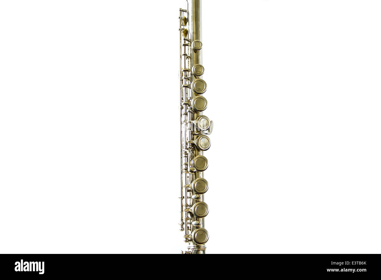 Flute isolate on white background Stock Photo - Alamy