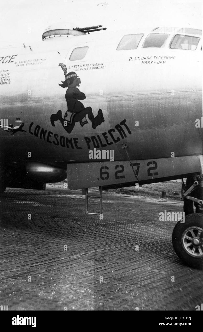The Boeing B-29B 'Lonesome Polecat,' serial number 44-66272, was part ...