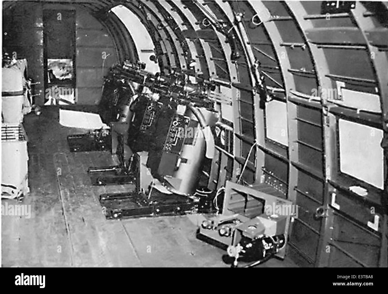 Douglas AC-47D, interior details, via Mutza Stock Photo - Alamy